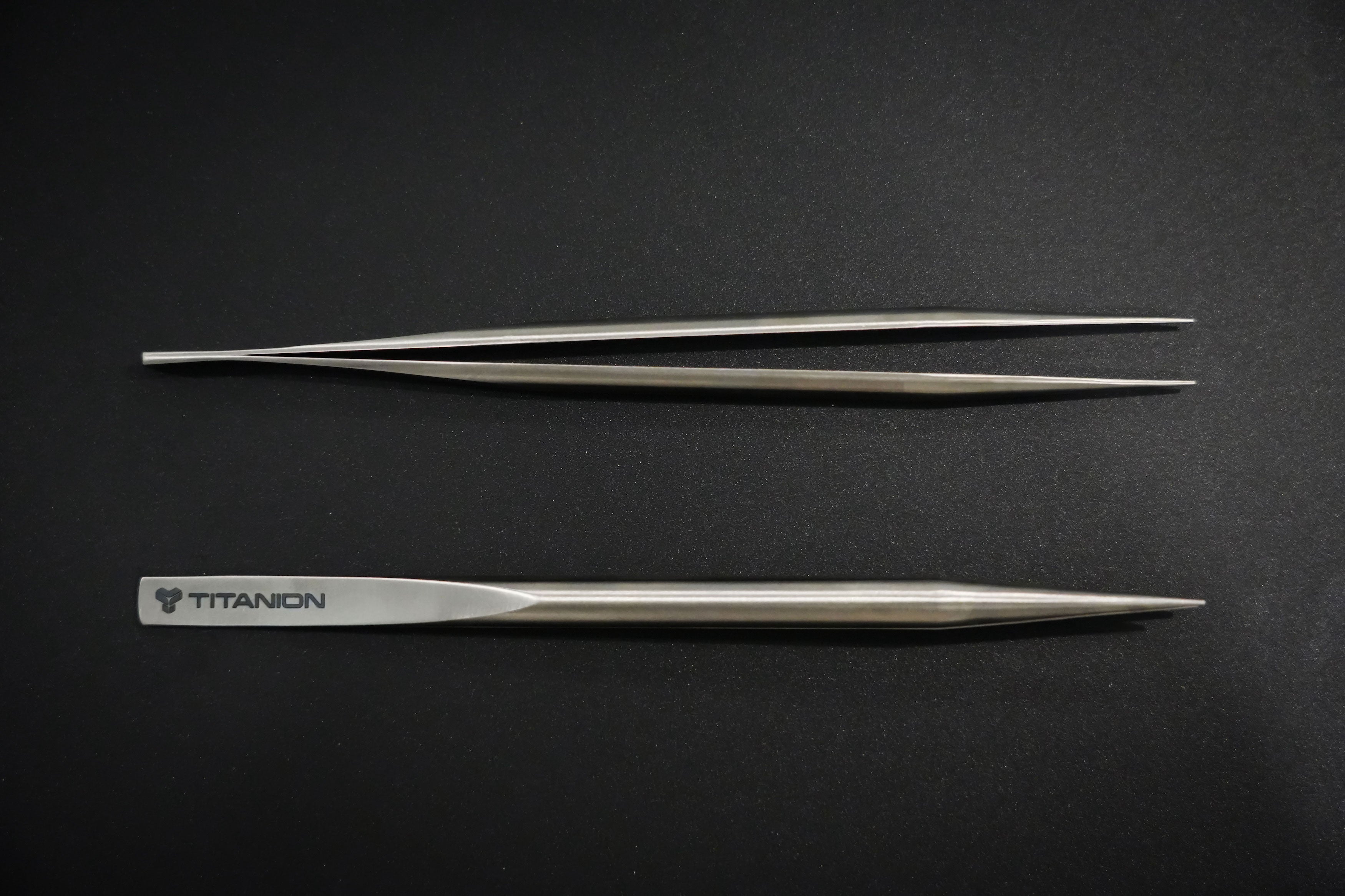 (WICK 2.0) Titanium Plating Tweezers 16.5cm / 6.5” – TITANION