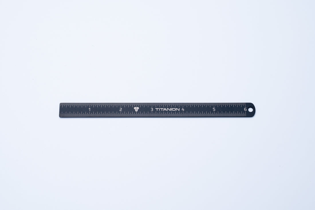 Titanium Ruler - 15cm / 6" – TITANION